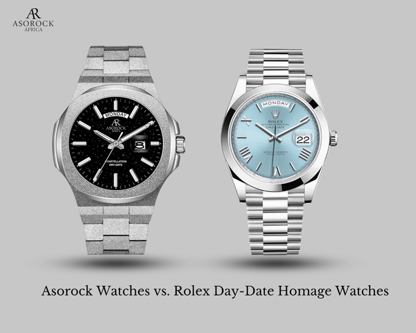 Asorock Watches vs. Rolex Day-Date Homage Watch Review– ASOROCK WATCHES