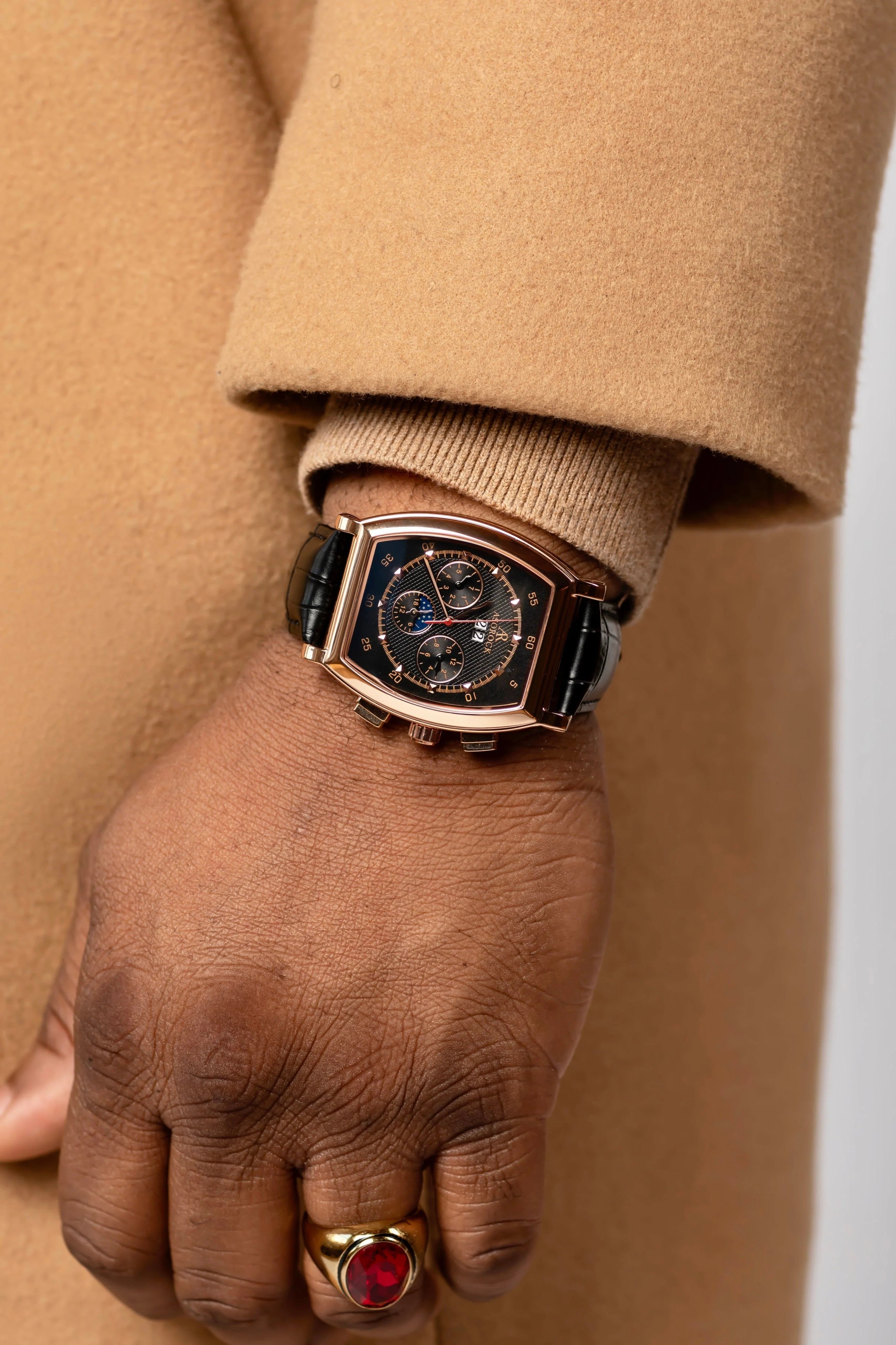 Rosegold/Black Ambassador - Automatic perpetual calendar moonphase ...