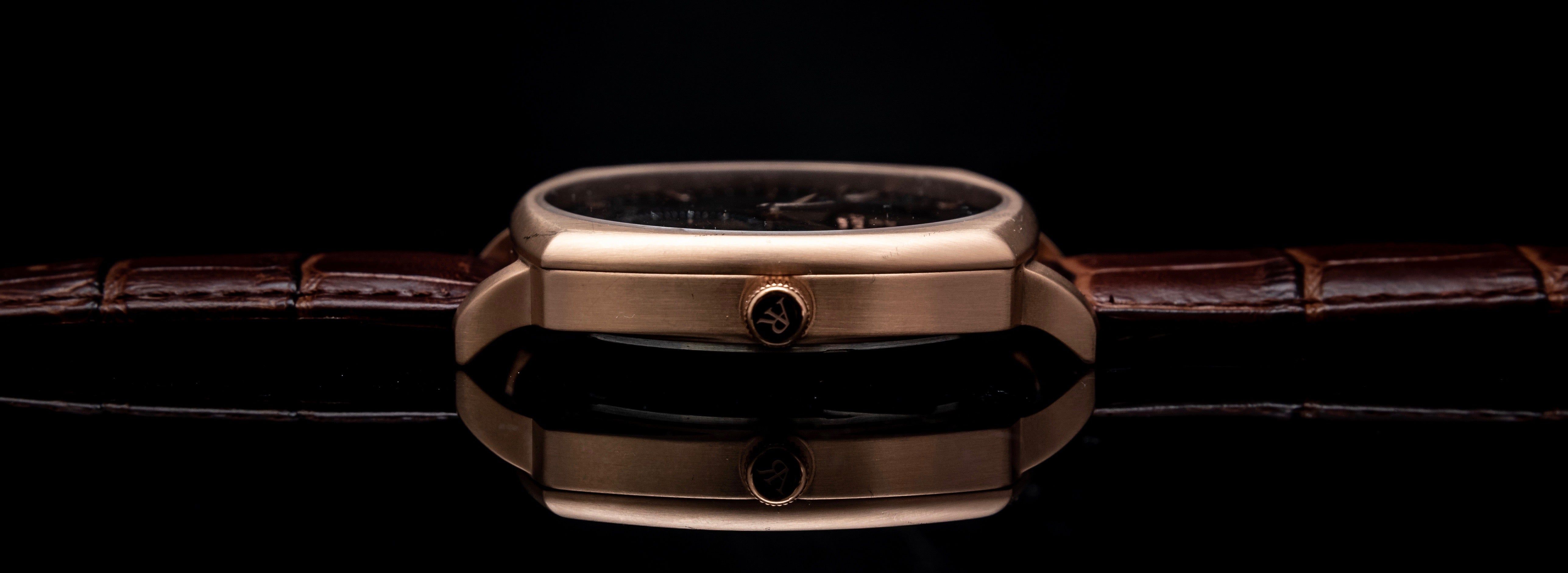 Asorock Watches Of Nigeria Monolith Wrist watch in RoseGold/Black ...