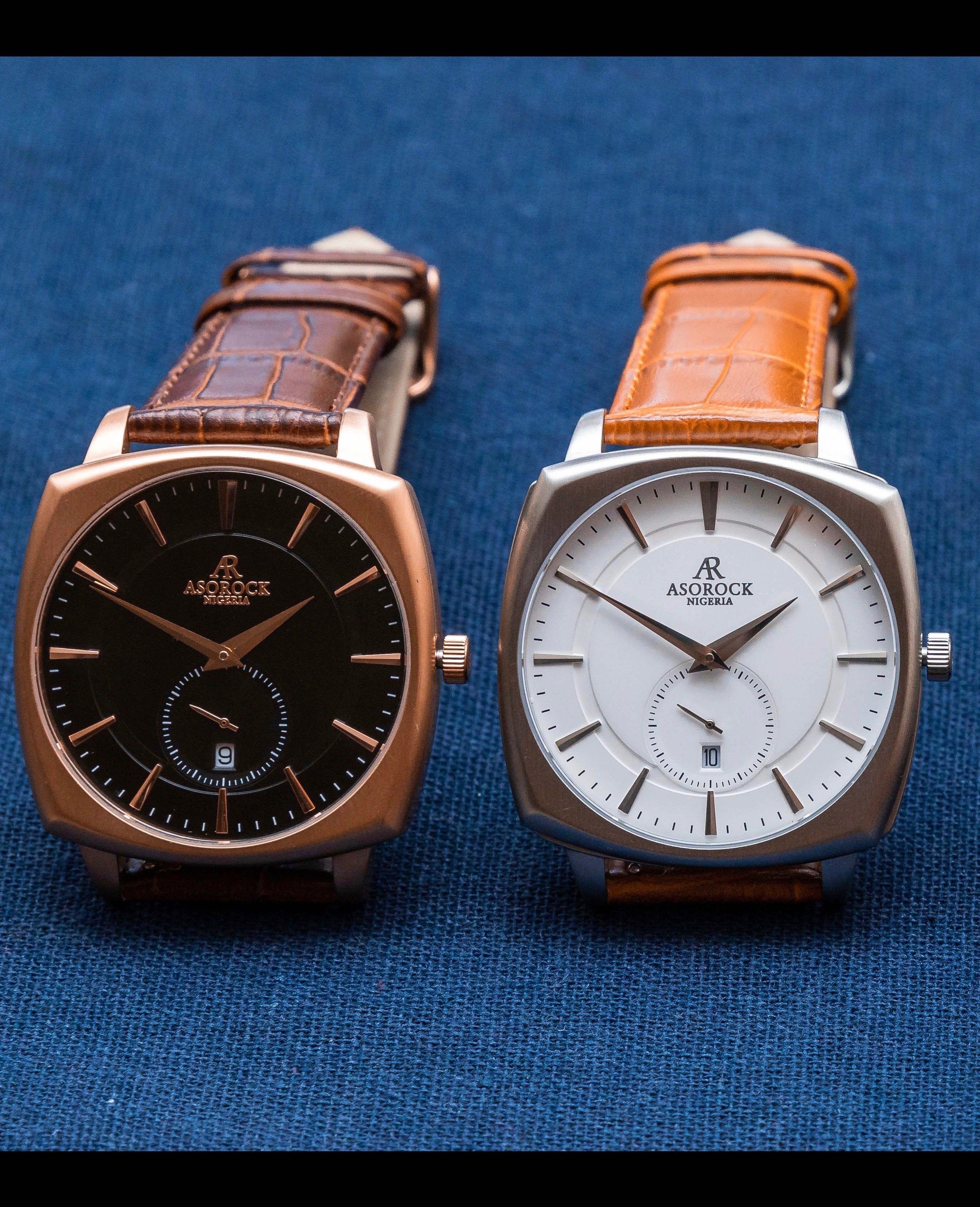 Asorock Watches Of Nigeria Monolith Wrist watch in Silver/White ...